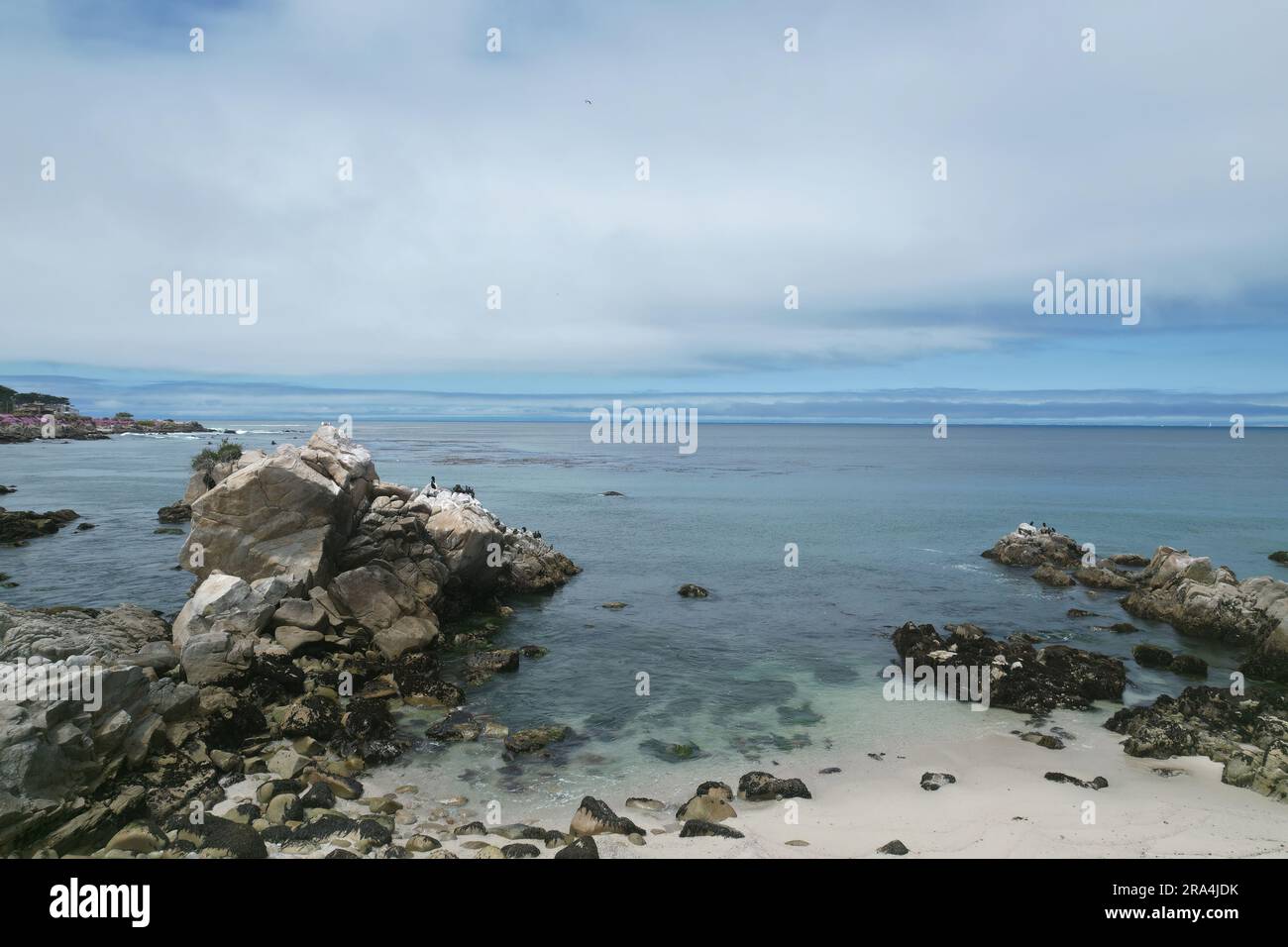 Aerial photo of Lovers Point in Monterey California Stock Photo - Alamy