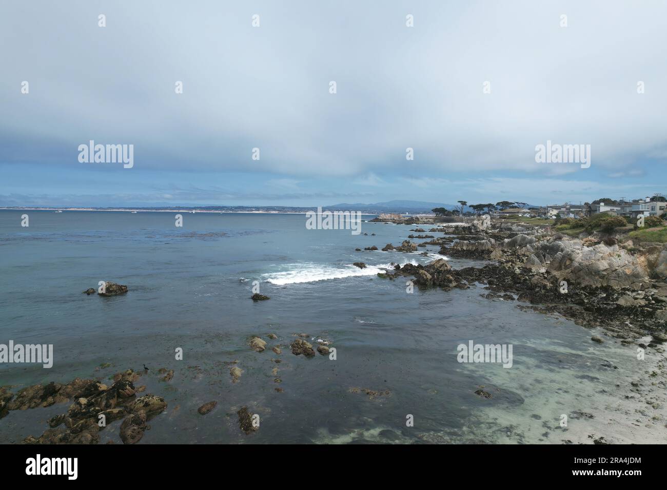 Aerial photo of Lovers Point in Monterey California Stock Photo - Alamy