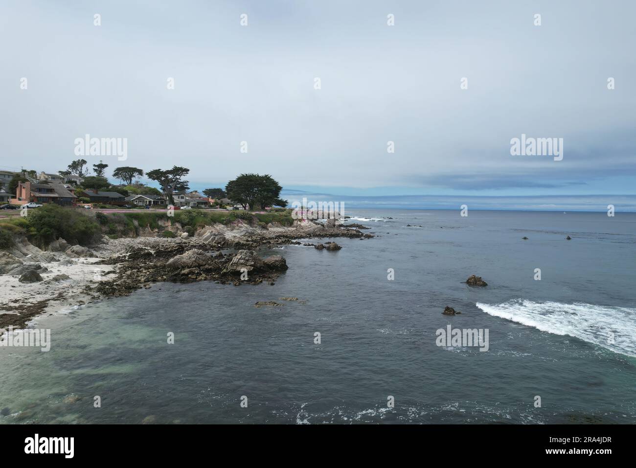 Aerial photo of Lovers Point in Monterey California Stock Photo - Alamy
