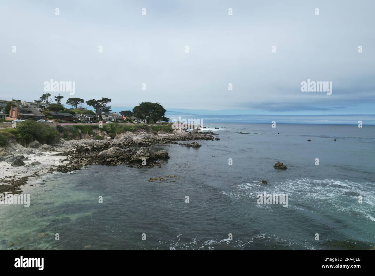 Aerial photo of Lovers Point in Monterey California Stock Photo - Alamy