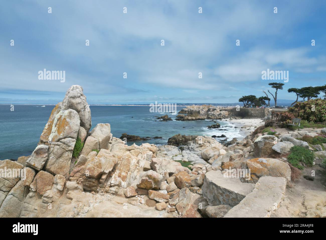 Aerial photo of Lovers Point in Monterey California Stock Photo - Alamy