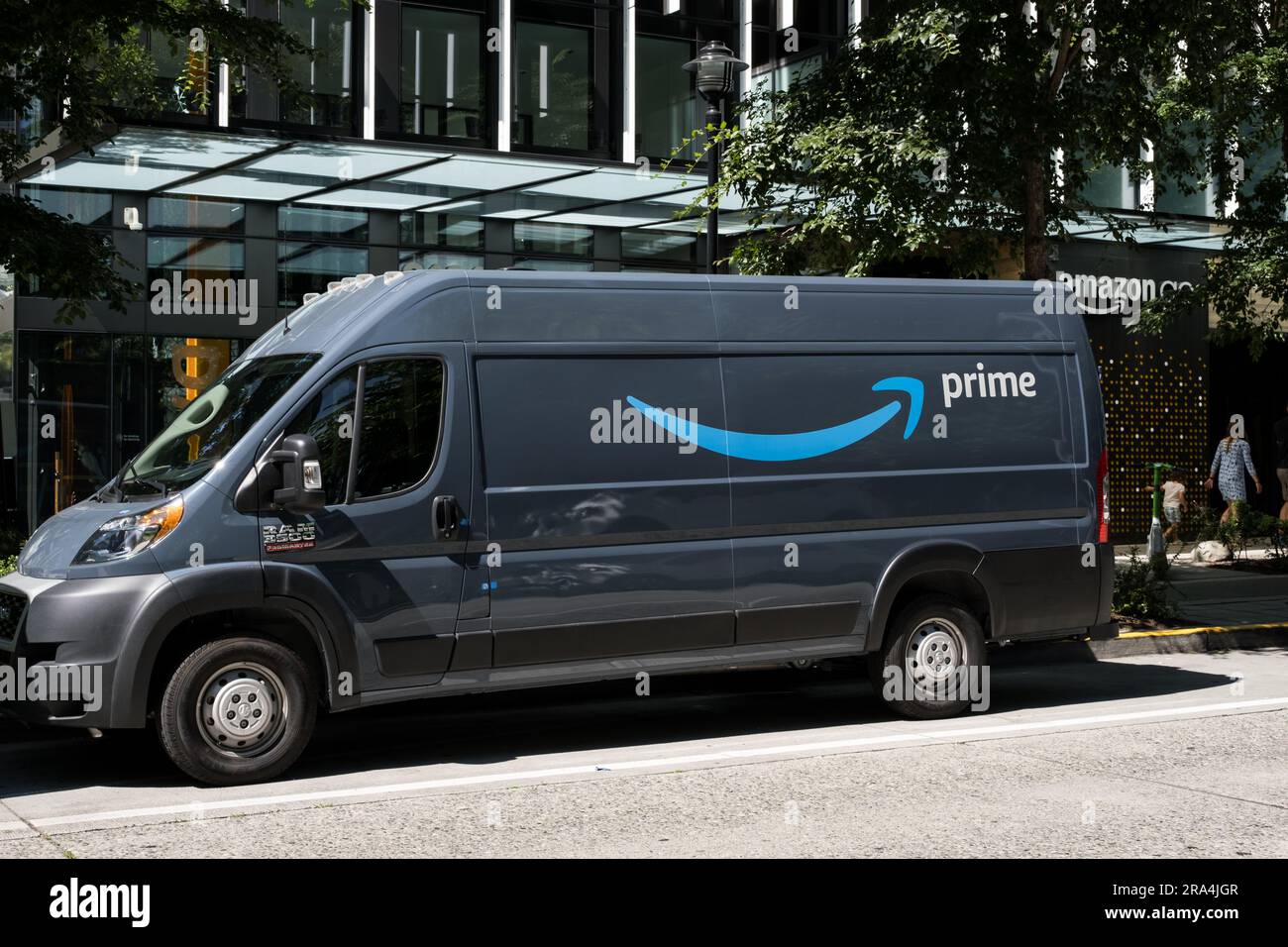 Seattle, USA. 29 Jun, 2023. Rivan Ev van and gas powered Ram van ...