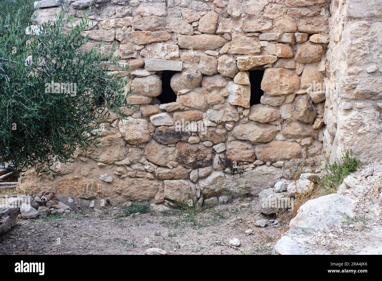 A traditional home in the Nazareth Village Open Air Museum in Nazareth ...