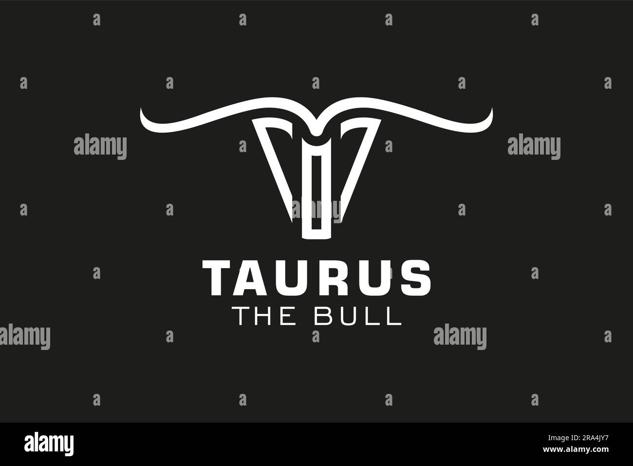 Letter I logo, Bull logo,head bull logo, monogram Logo Design Template ...