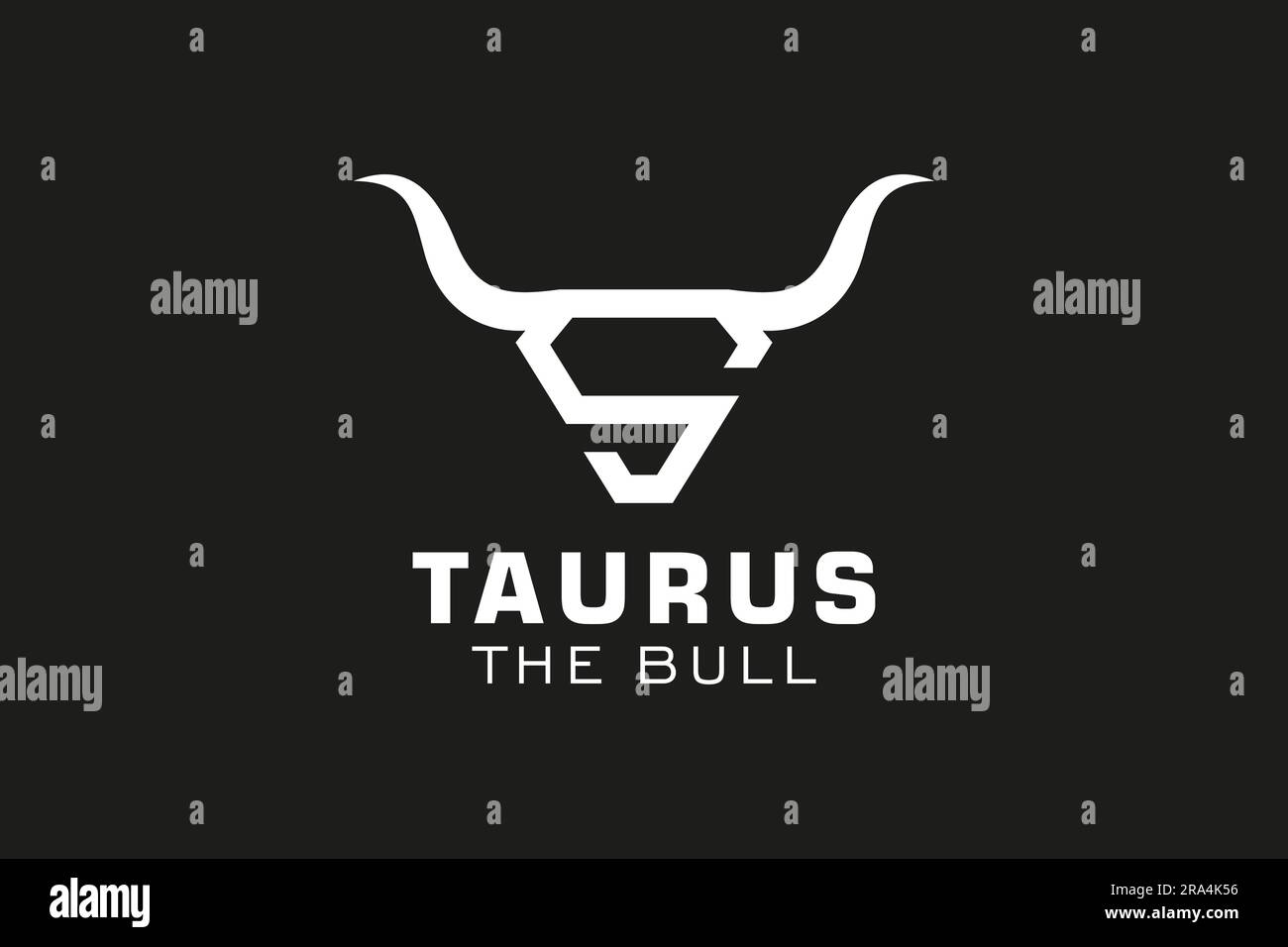 Letter S logo, Bull logo,head bull logo, monogram Logo Design Template ...