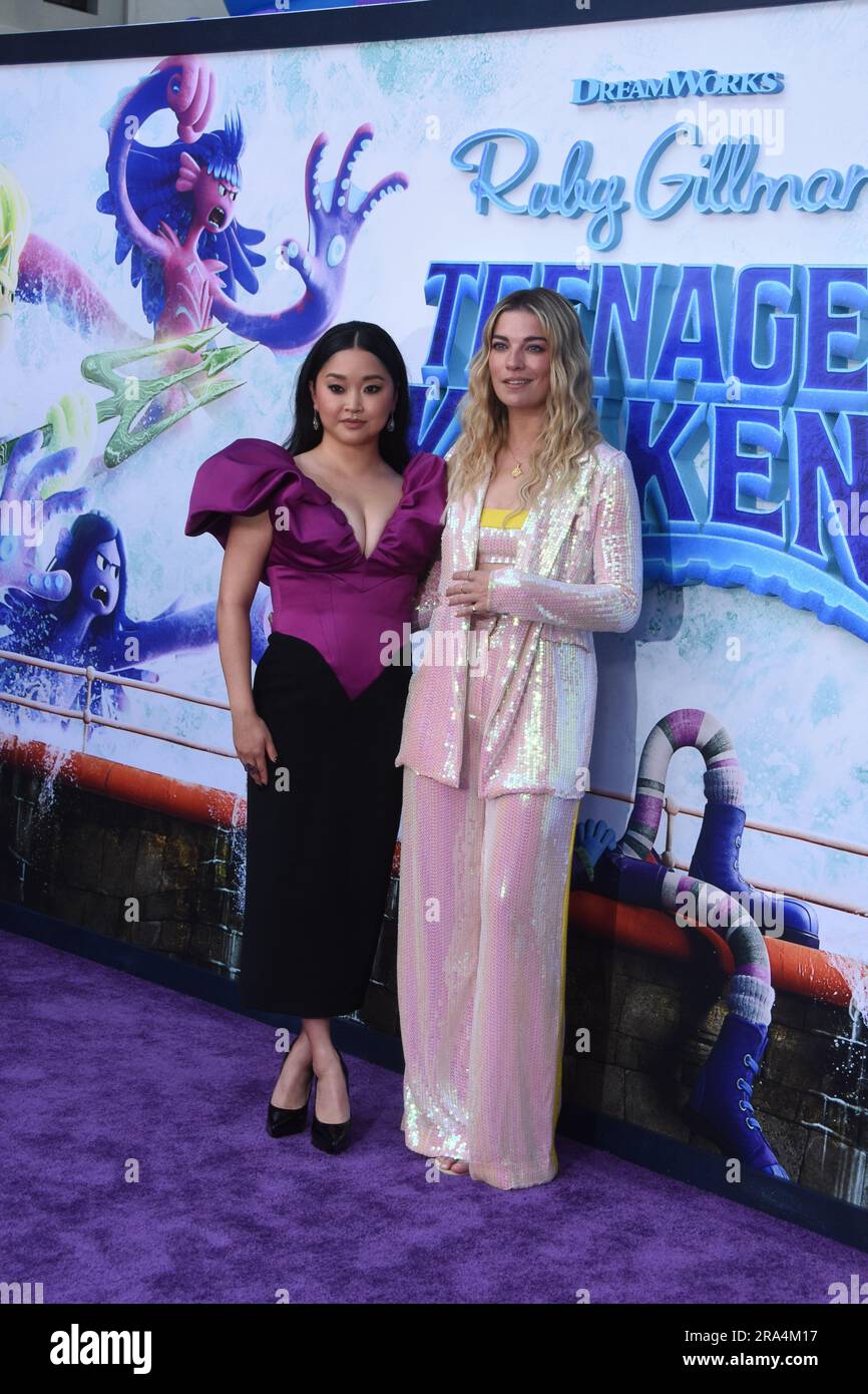 Los Angeles, California. 28th June 2023 Actress Lana Condor and Actress ...