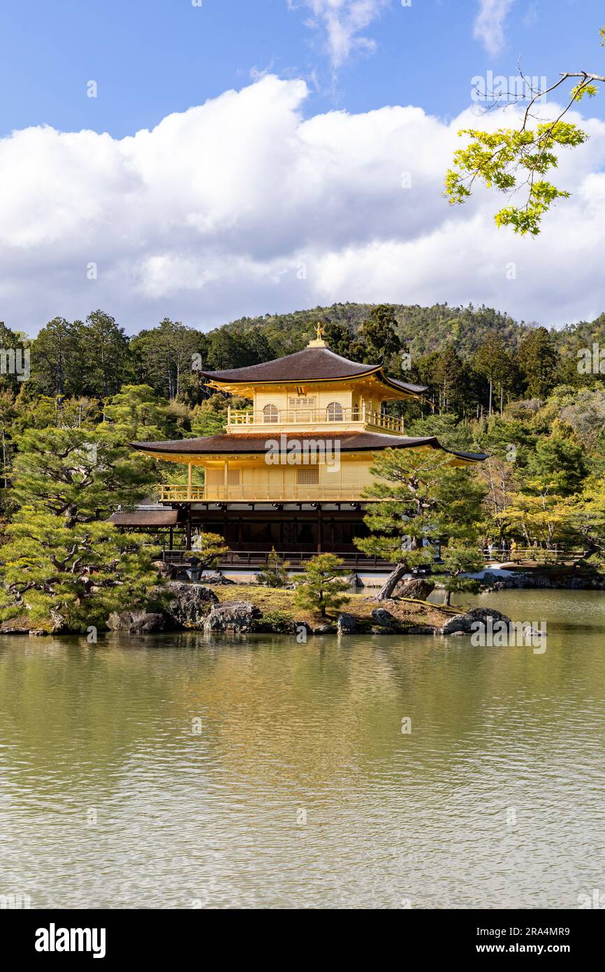 The Golden Pavilion temple, Kyoto,2023, Kinkaku-ji, officially named ...