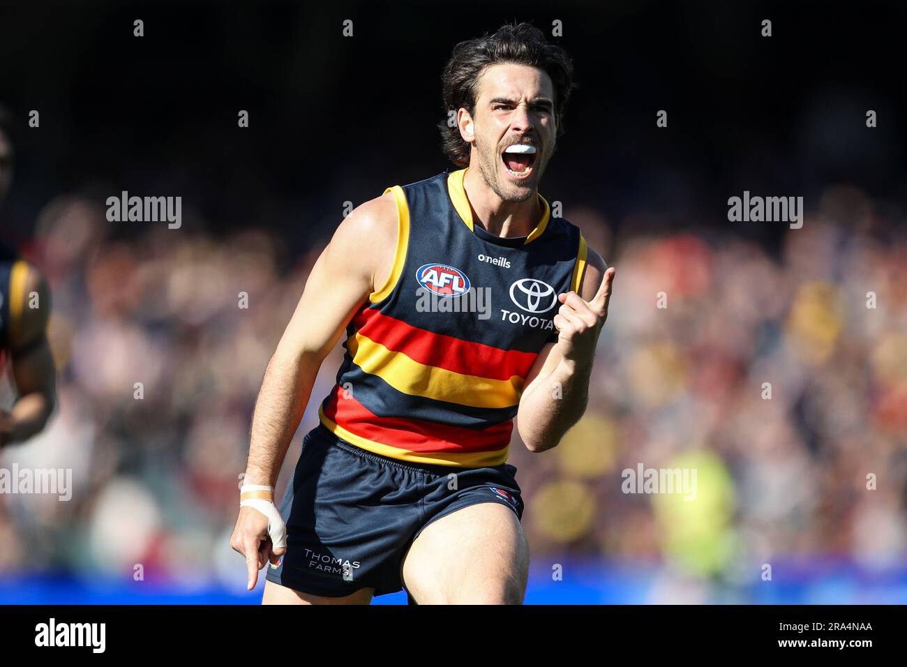 Adelaide, Australia. 01st July, 2023. Lachlan Murphy of the Crows ...