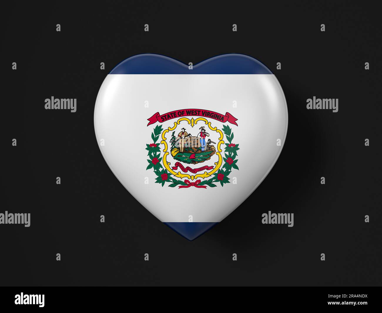 Virginia state heart hi-res stock photography and images - Alamy
