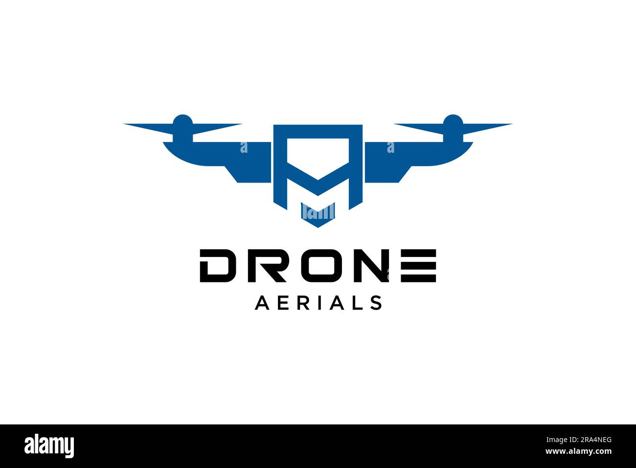 Letter A Drone logo design template. Photography drone icon vector ...