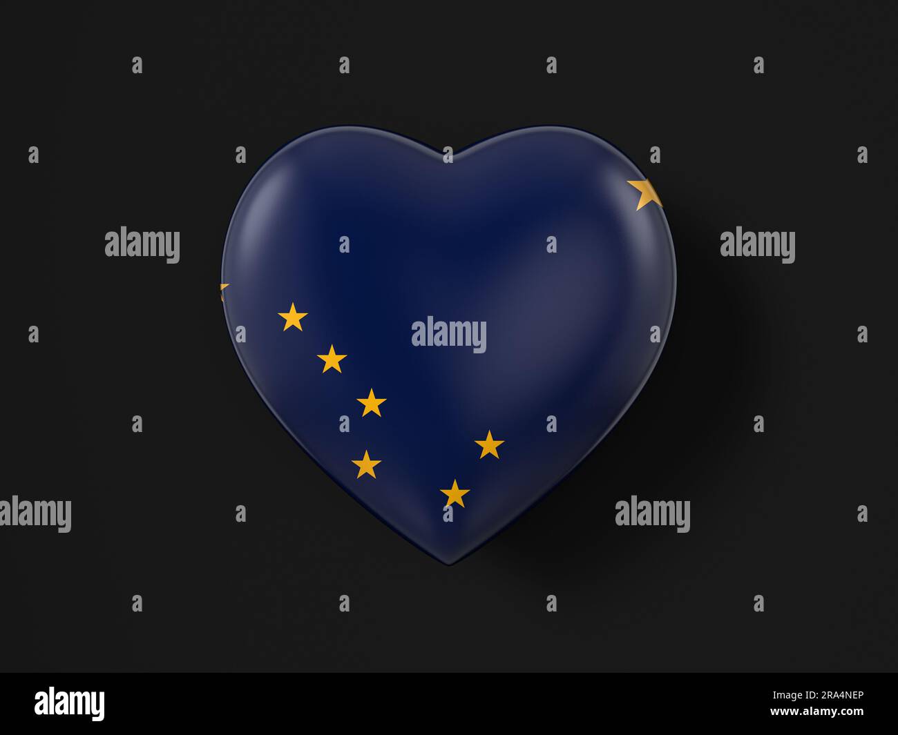 Alaska state heart hi-res stock photography and images - Alamy