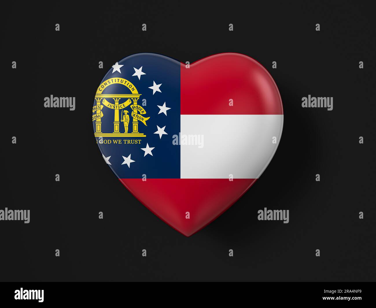 Georgia state heart hi-res stock photography and images - Alamy