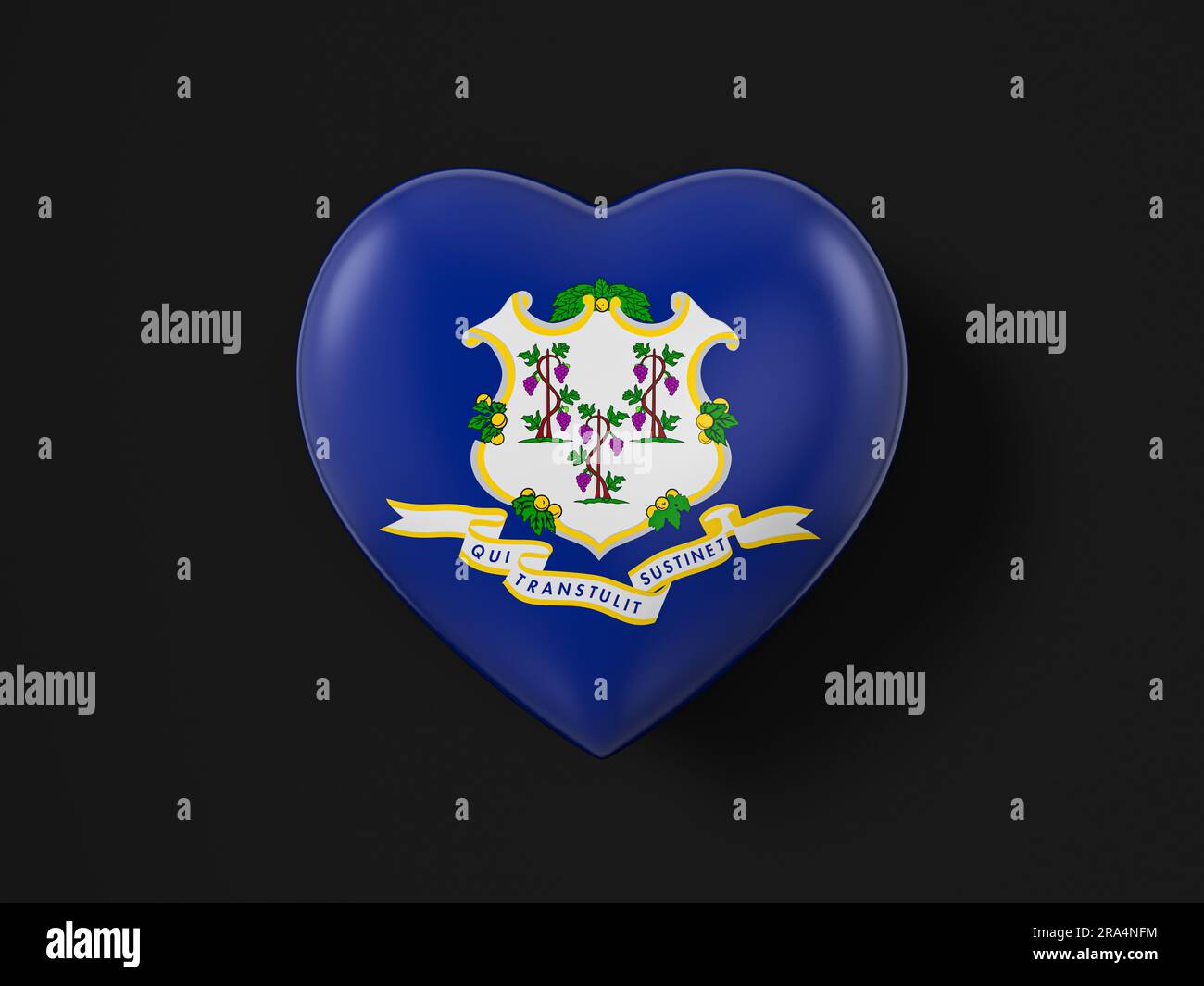 Connecticut state heart hi-res stock photography and images - Alamy
