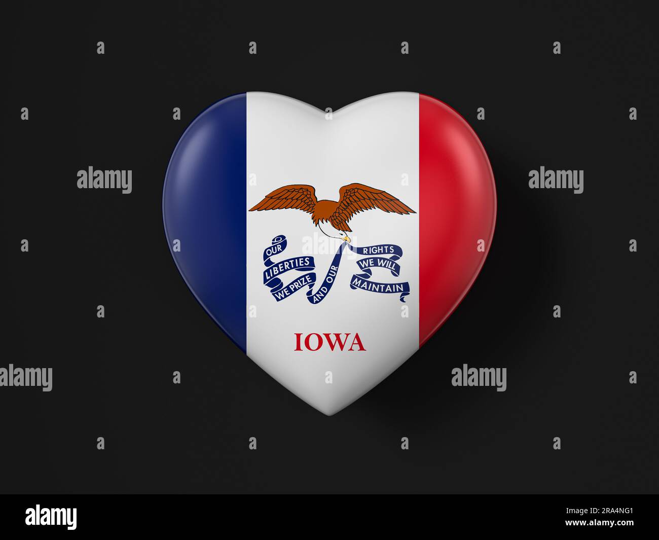 Iowa state heart hi-res stock photography and images - Alamy