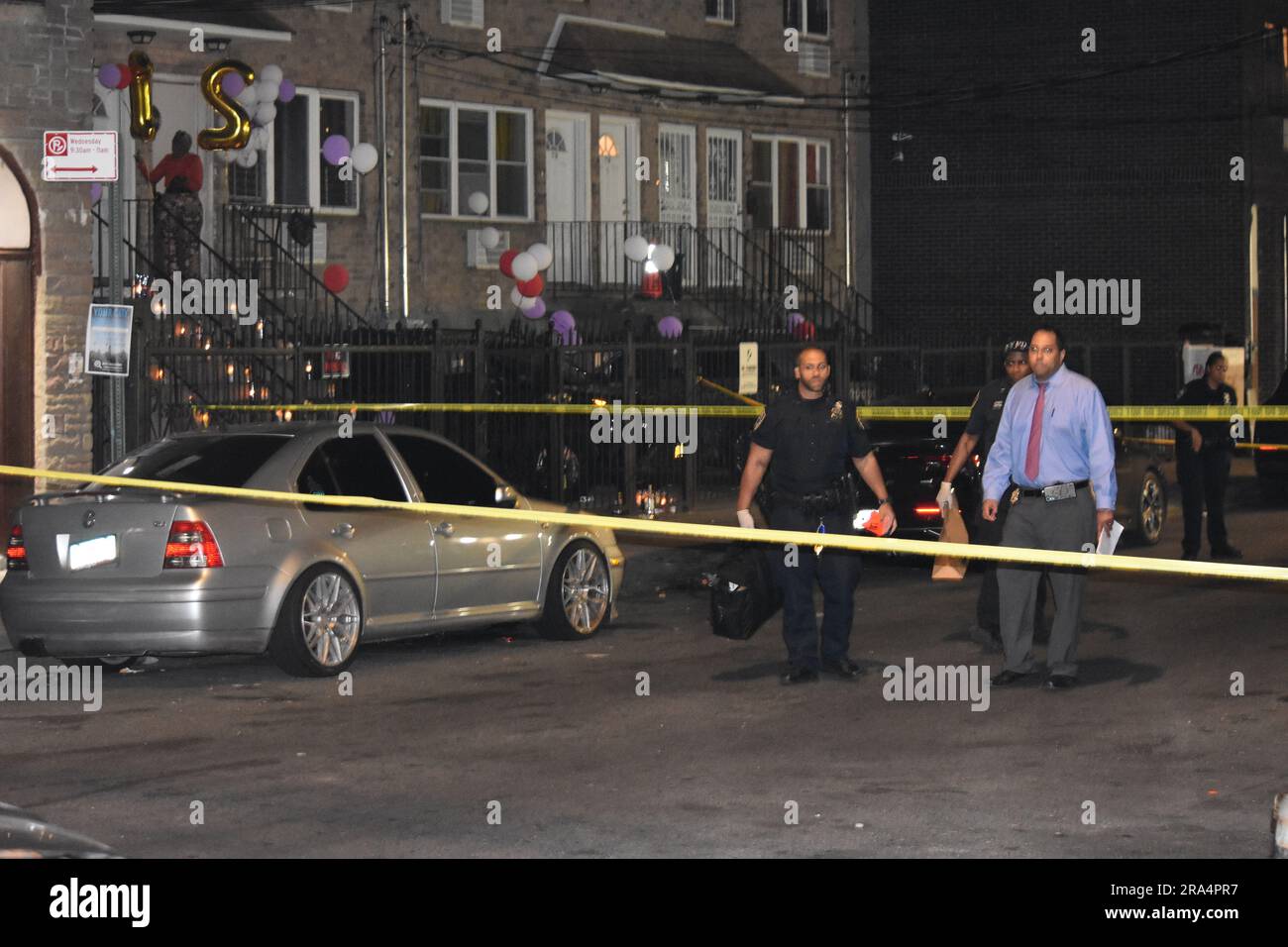 Bronx, United States. 30th June, 2023. Crime scene tape along with ...
