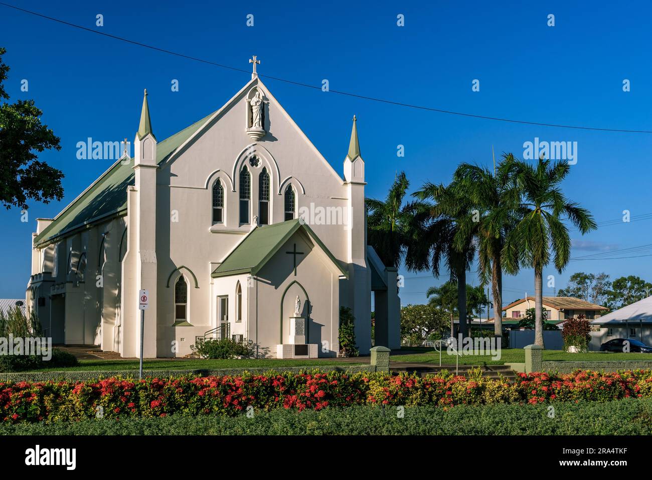Ayr, Queensland, Australia - Sacred Heart catholic church Stock Photo ...