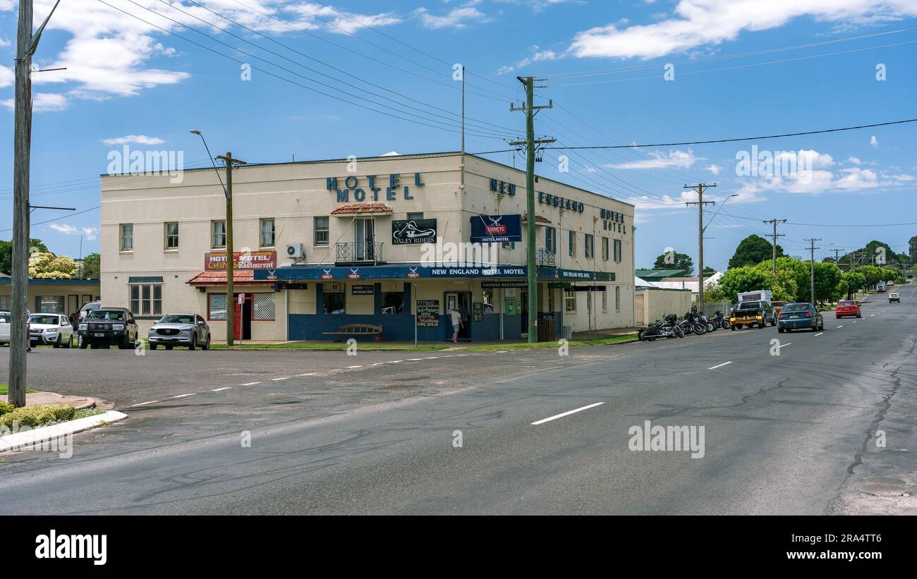 Walcha, New South Wales, Australia - Historical hotel building Stock ...