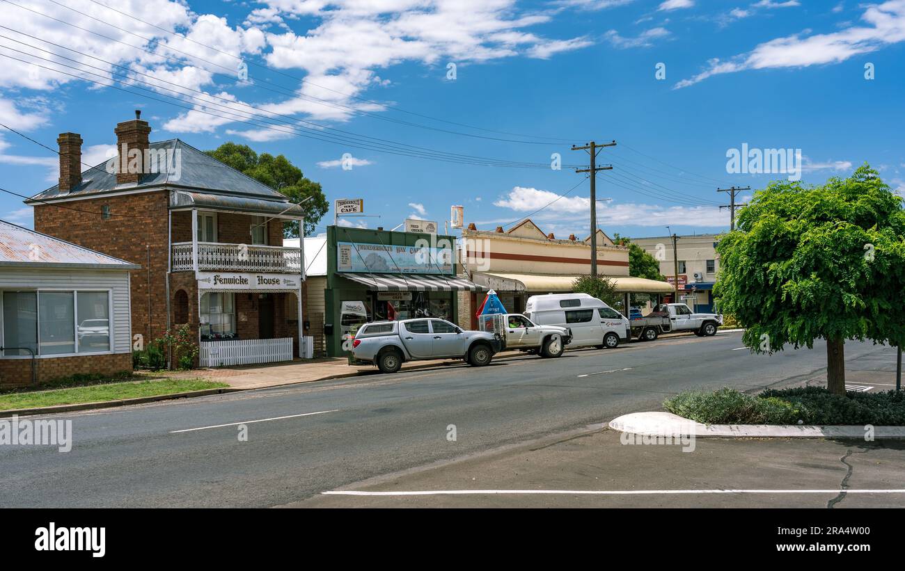 Walcha, New South Wales, Australia - Historical buildings in town Stock ...