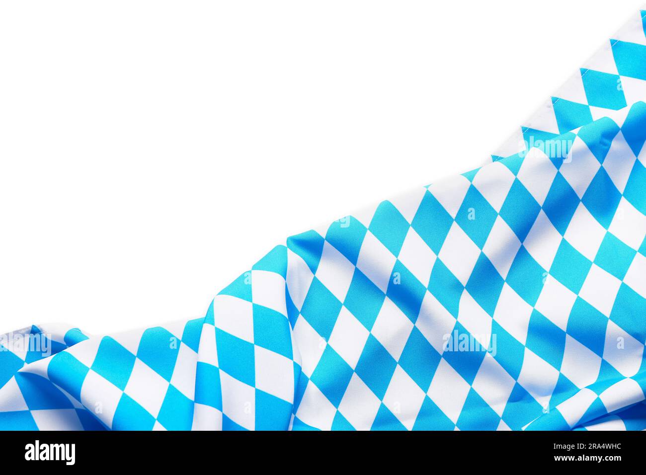 Flag of Bavaria on white background Stock Photo - Alamy