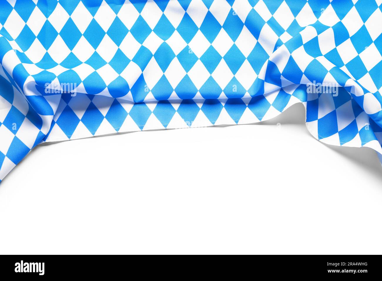 Flag of Bavaria on white background Stock Photo - Alamy