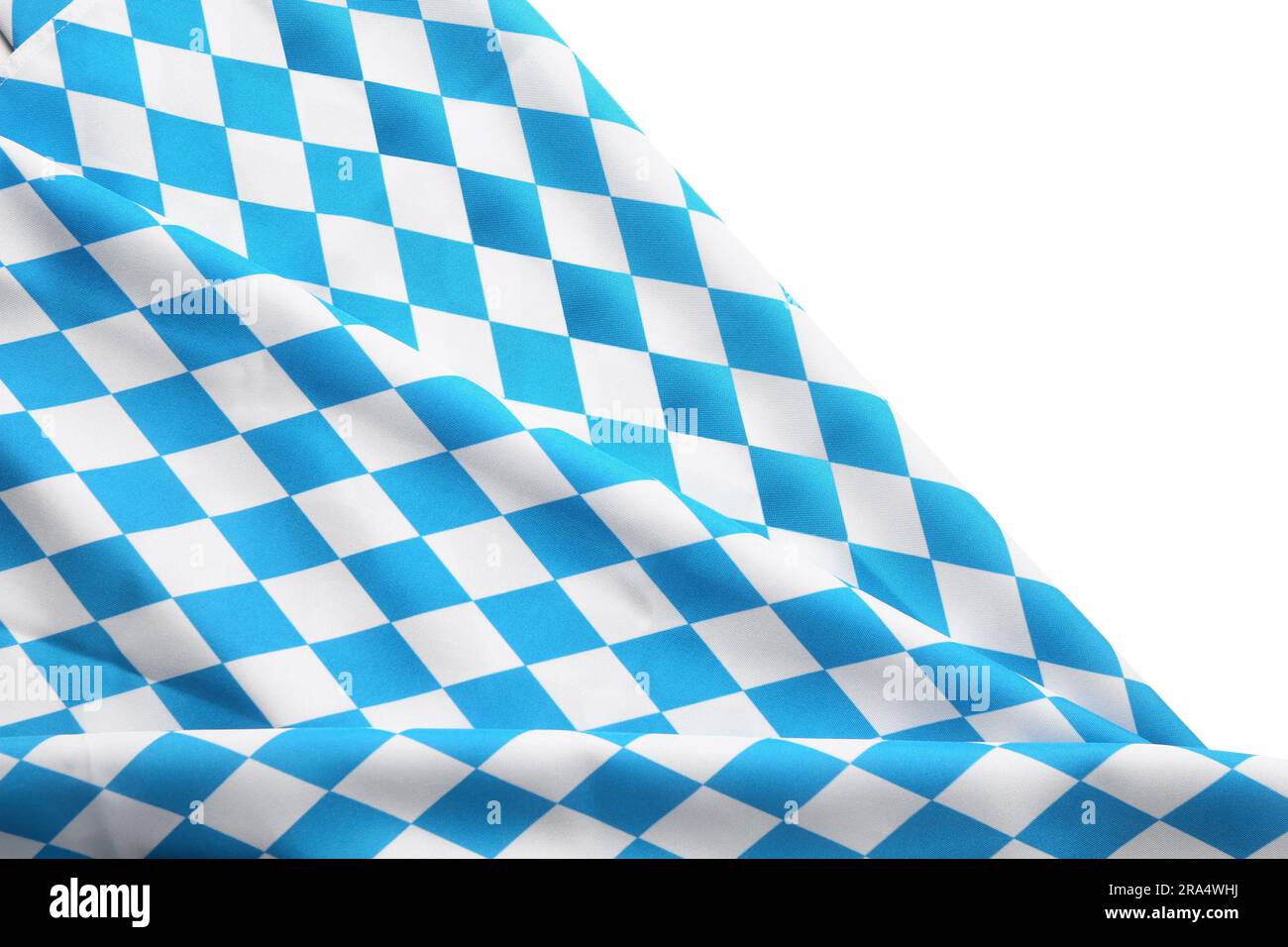Flag of Bavaria on white background Stock Photo - Alamy