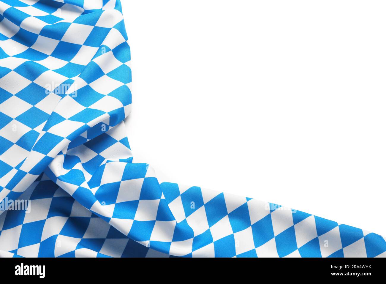 Flag of Bavaria on white background Stock Photo - Alamy