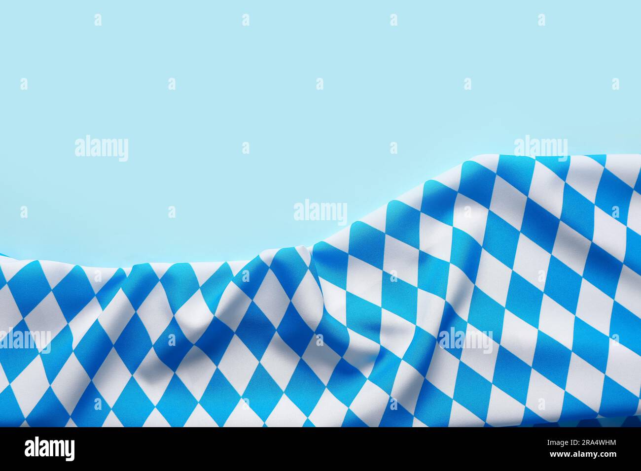 Flag of Bavaria on blue background Stock Photo - Alamy