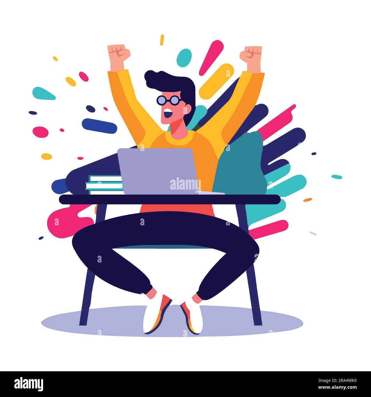 Finish work Stock Vector Images - Alamy