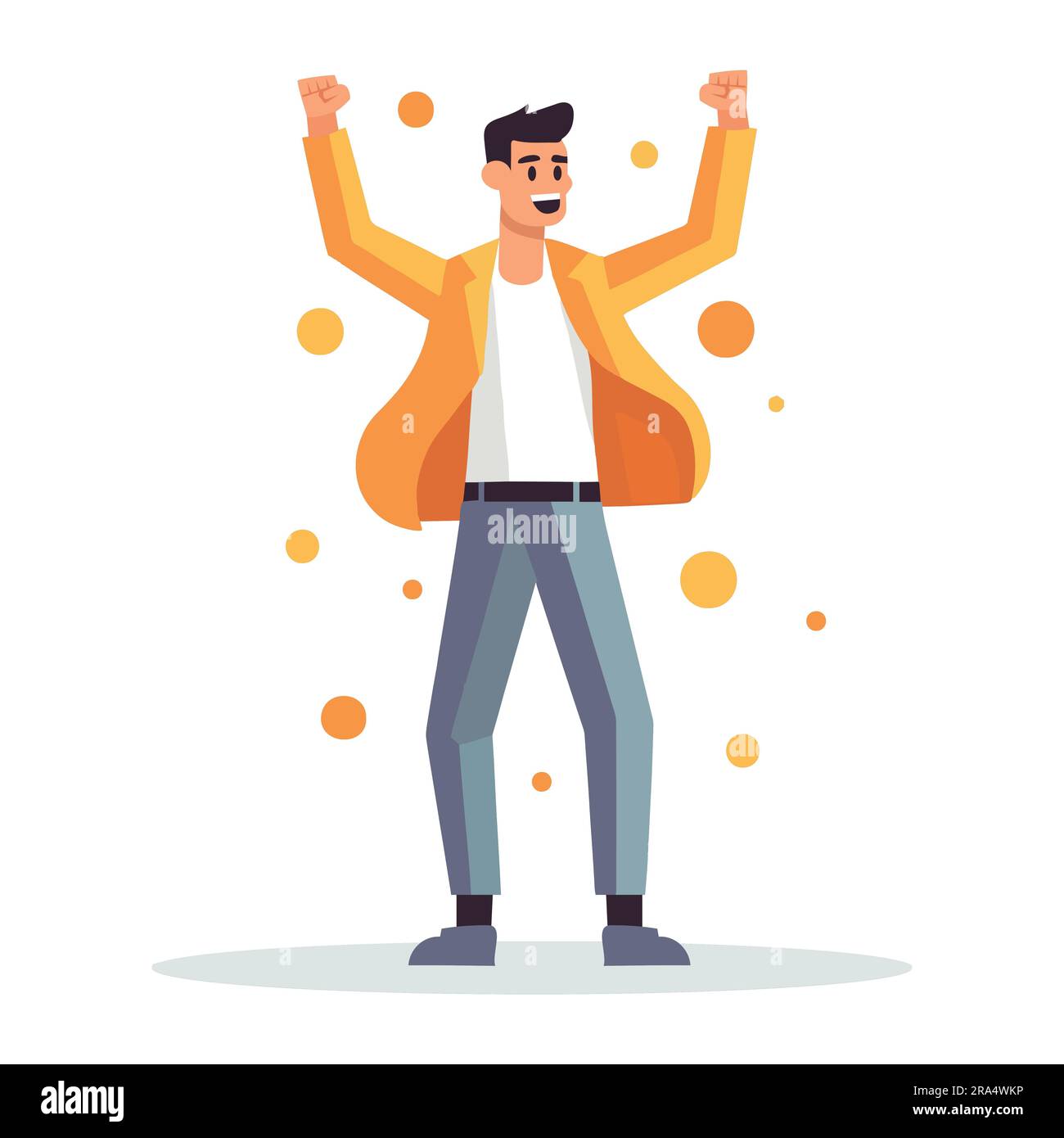 Finish job cartoon hi-res stock photography and images - Alamy