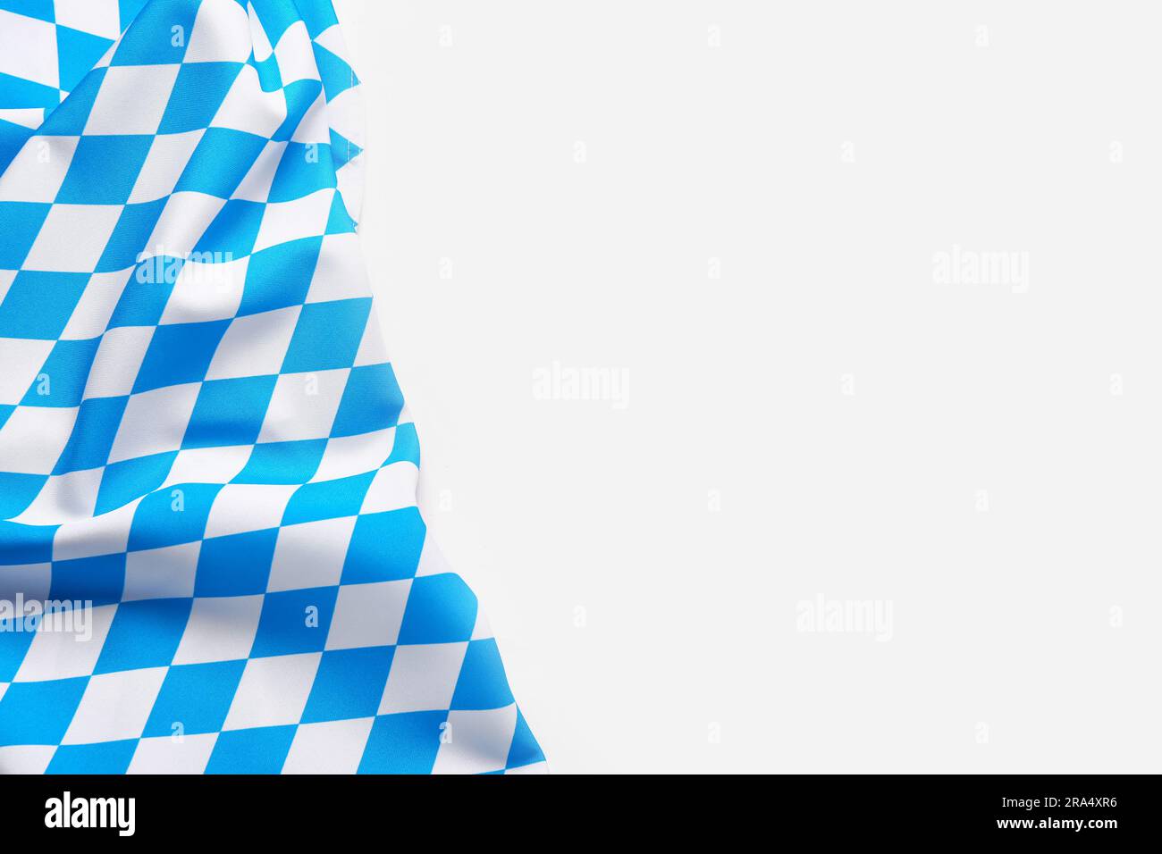 Flag of Bavaria on white background Stock Photo - Alamy