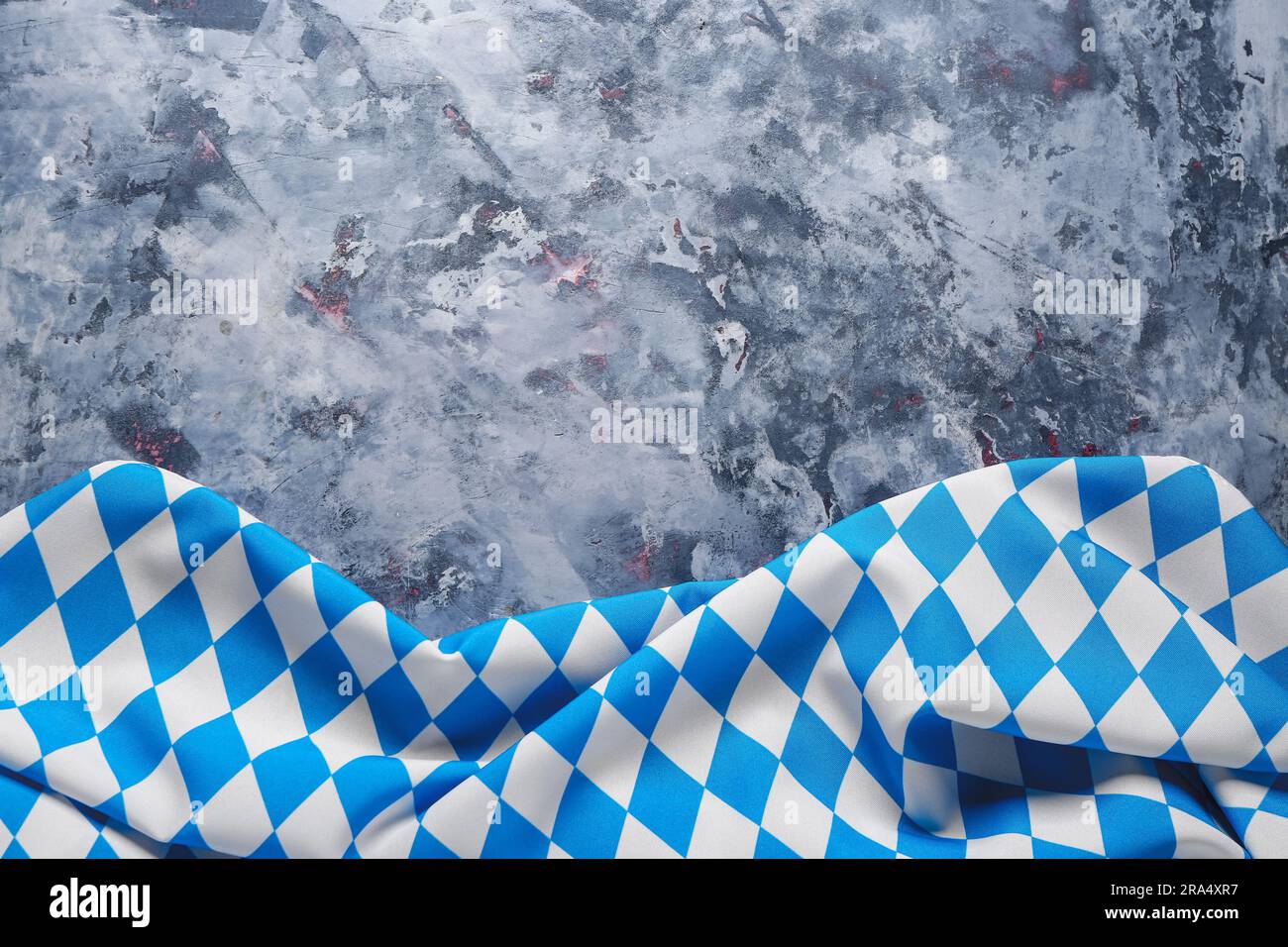 Flag of Bavaria on blue background Stock Photo - Alamy