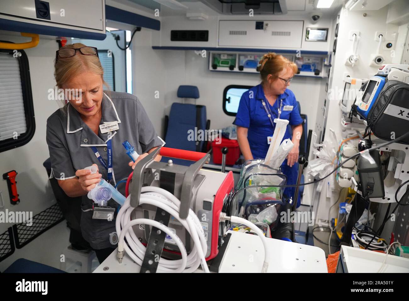 Advanced Nurse Practitioner Sarah Hardwick (left) alongside Senior ...