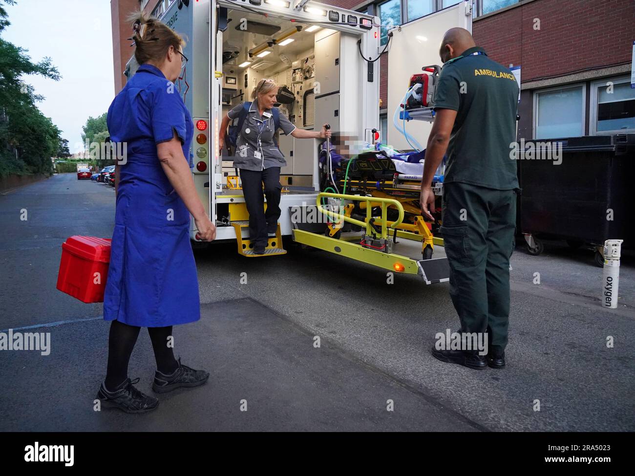 EDITORS NOTE IMAGE PIXELATED BY PA PICTURE DESK Advanced Nurse ...