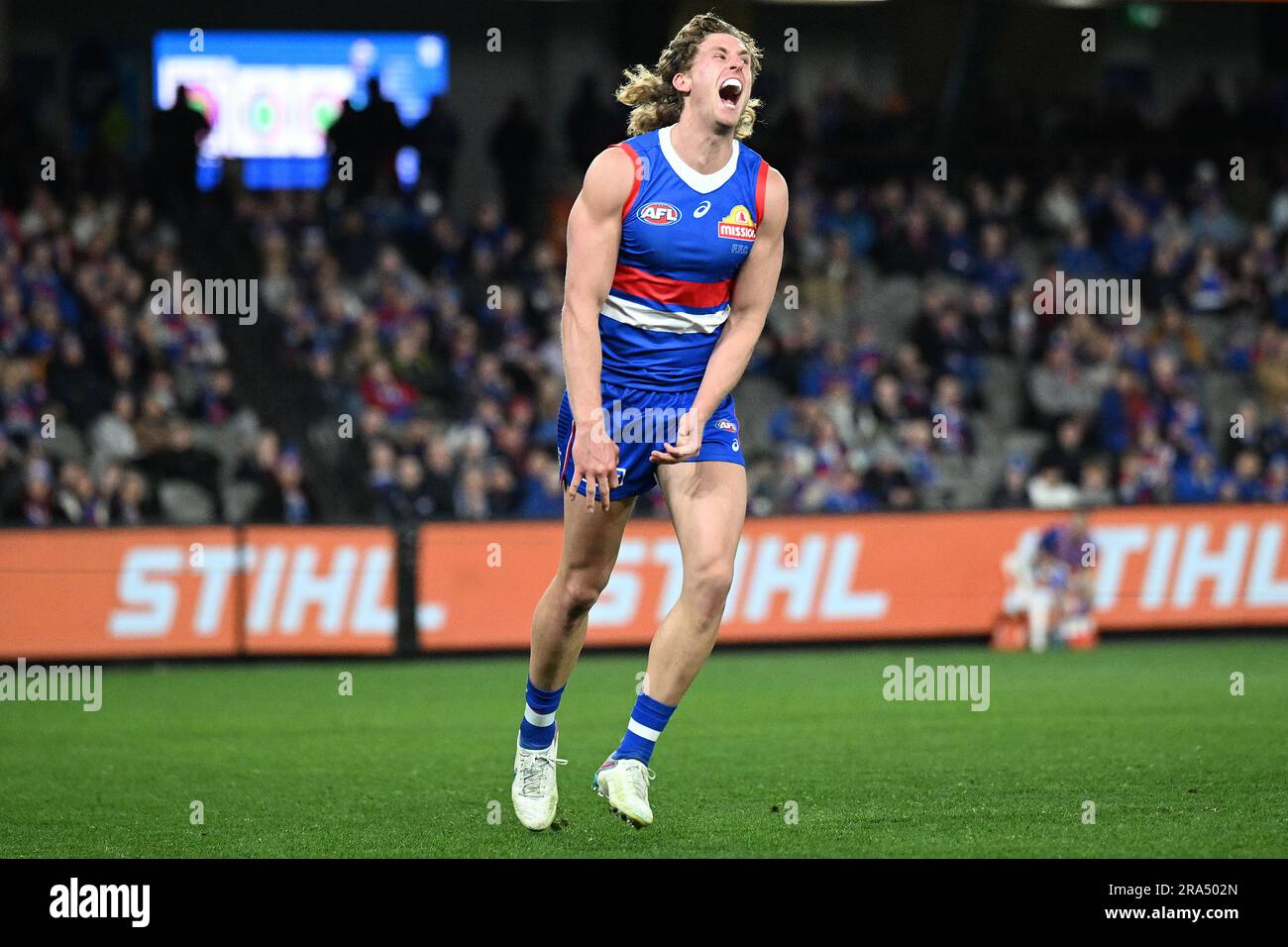 Melbourne, Australia. 01st July, 2023. Aaron Naughton of Western ...