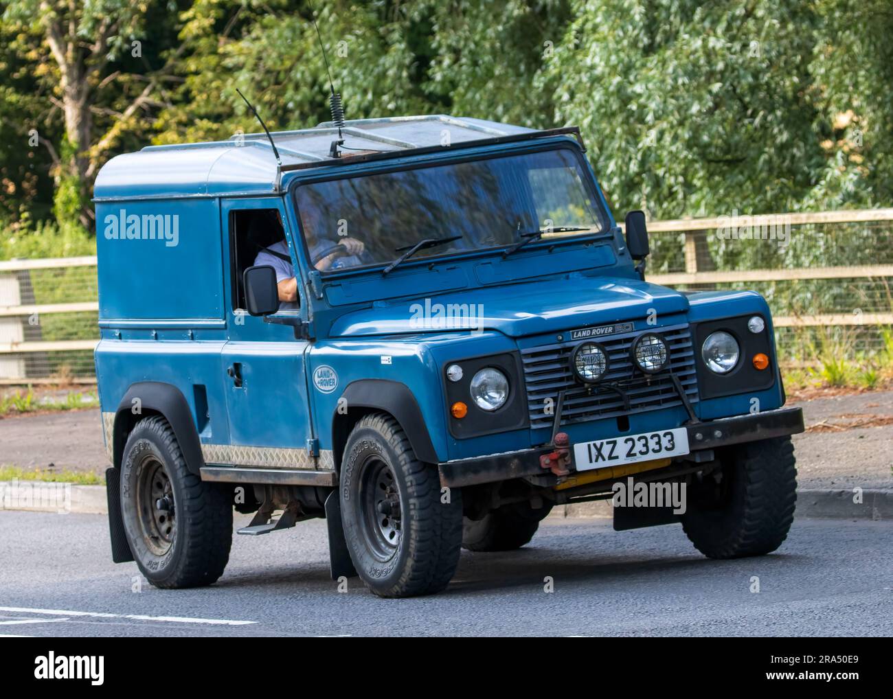 Milton Keynes,UK - June 24th 2023. 1986 LAND ROVER DEFENDER car ...