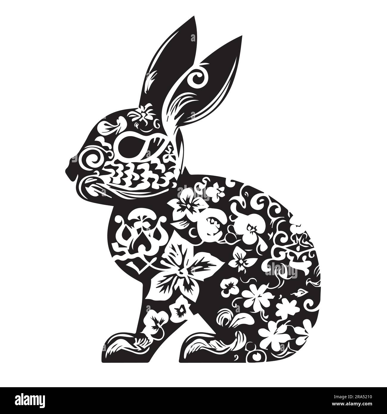 Rabbit Silhouette Clip Art