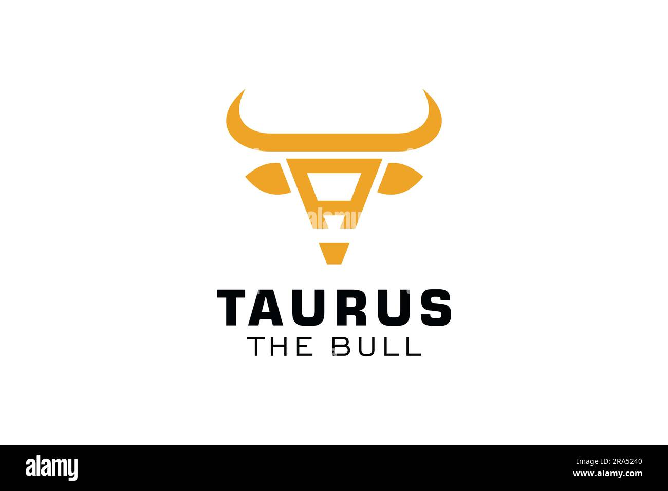 Letter A logo, Bull logo,head bull logo, monogram Logo Design Template ...
