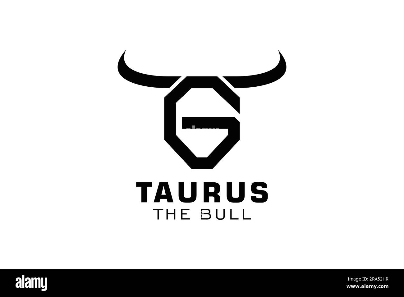 Letter G logo, Bull logo,head bull logo, monogram Logo Design Template ...