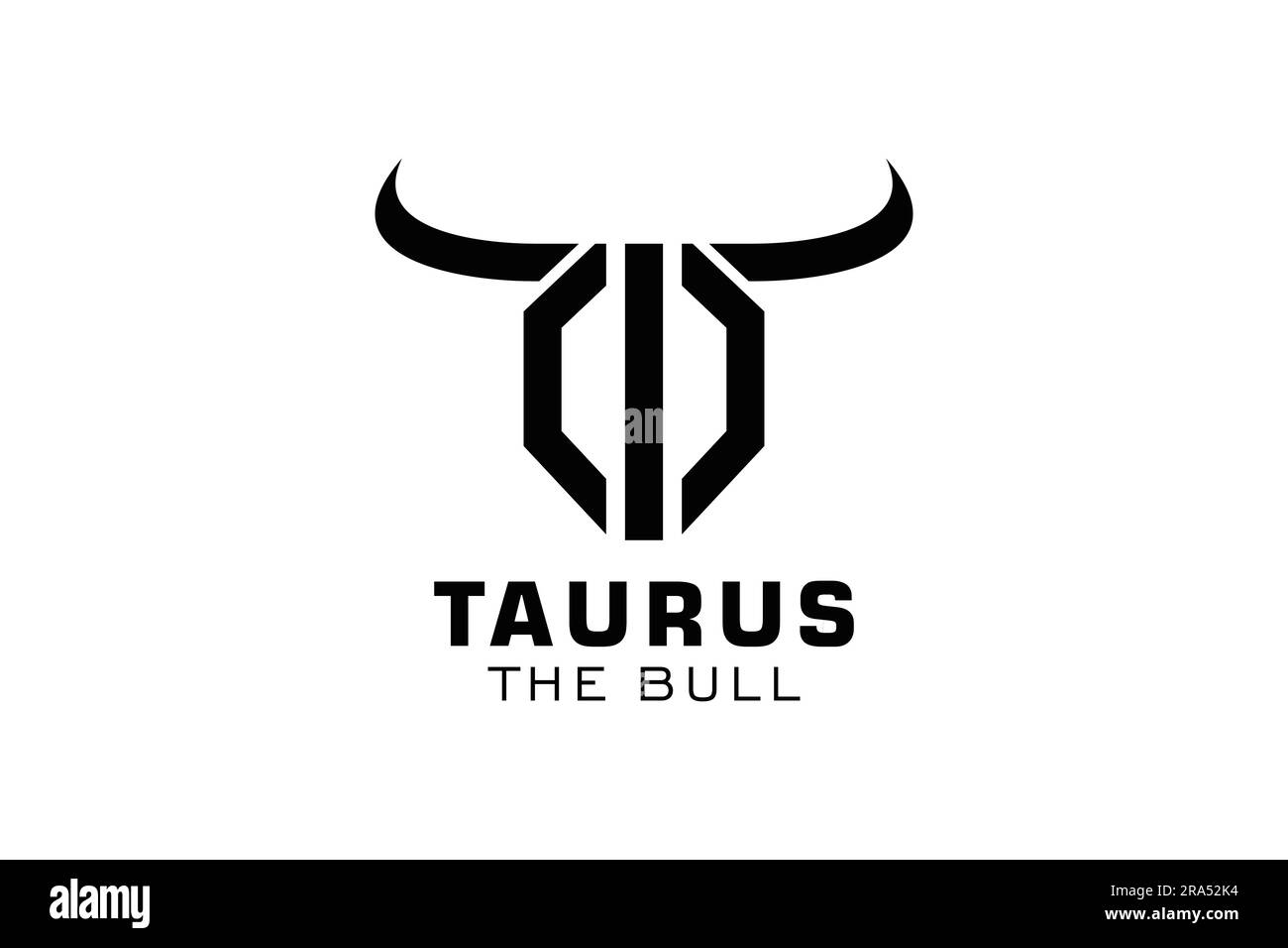 Letter I logo, Bull logo,head bull logo, monogram Logo Design Template ...