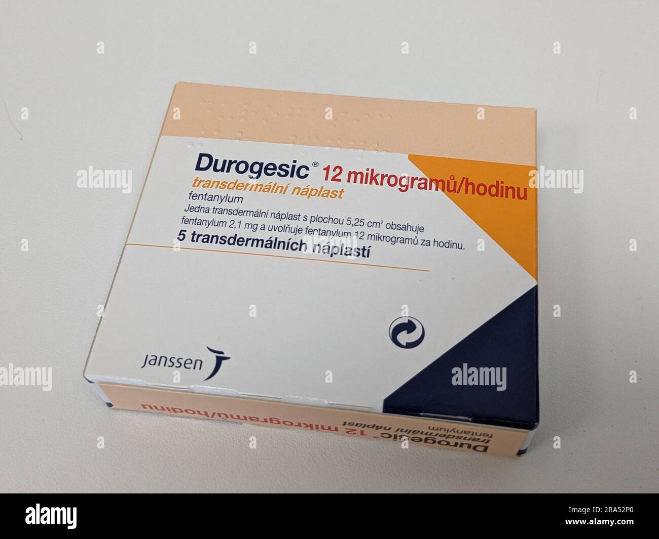 Prague,Czech republic–March 30 2024: Durogesic patches with Fentanyl ...