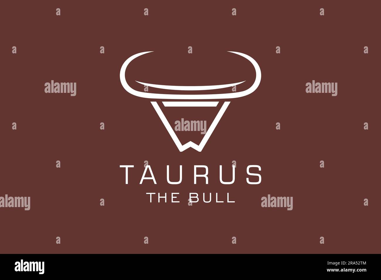 Letter W logo, Bull logo,head bull logo, monogram Logo Design Template ...