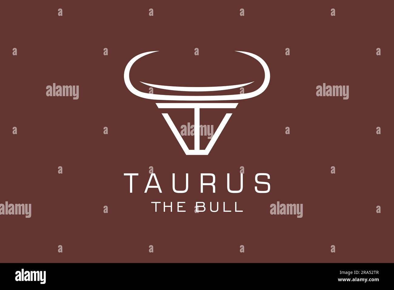 Letter T logo, Bull logo,head bull logo, monogram Logo Design Template ...
