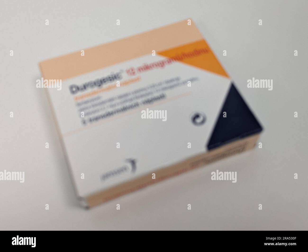 Prague,Czech republic–March 30 2024: Durogesic patches with Fentanyl ...