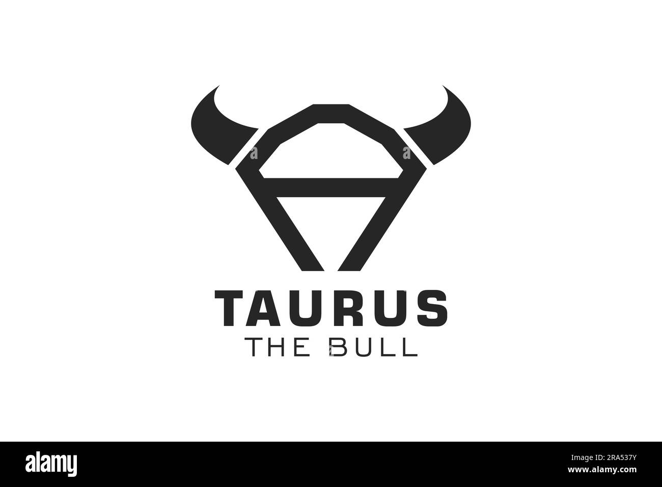 Letter A logo, Bull logo,head bull logo, monogram Logo Design Template ...