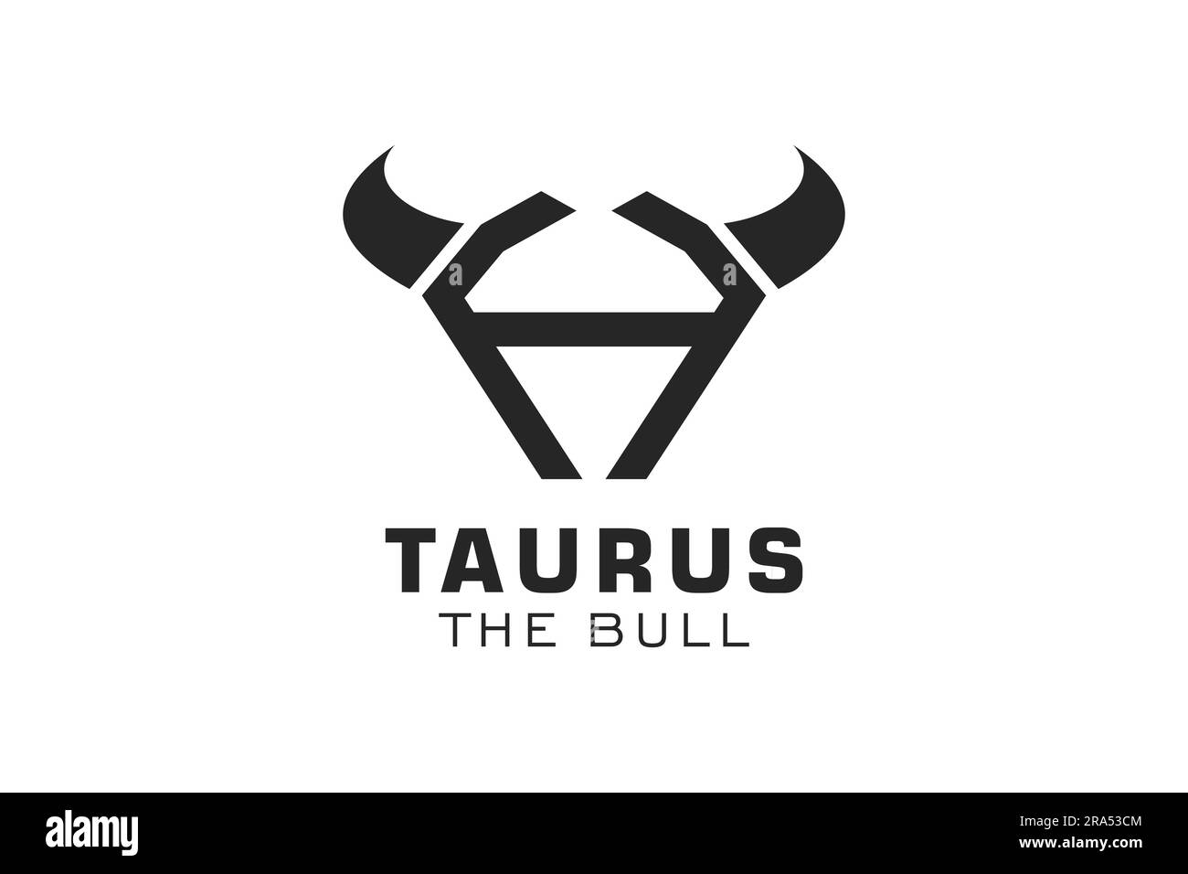 Letter H logo, Bull logo,head bull logo, monogram Logo Design Template ...