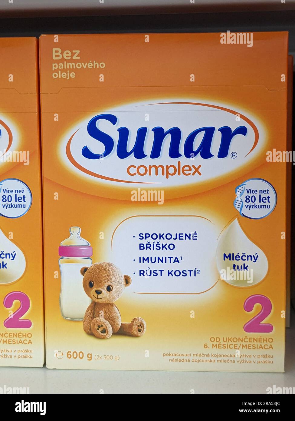 SUNAR infant milk displayed on the shelves in a pharmacy,baby powdered ...