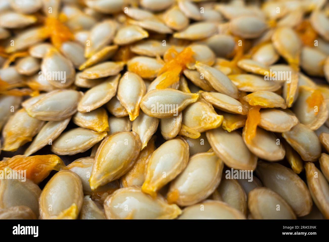 Close up shot of Pumpkin Seeds . Nutrient-packed pumpkin seeds: Rich in ...