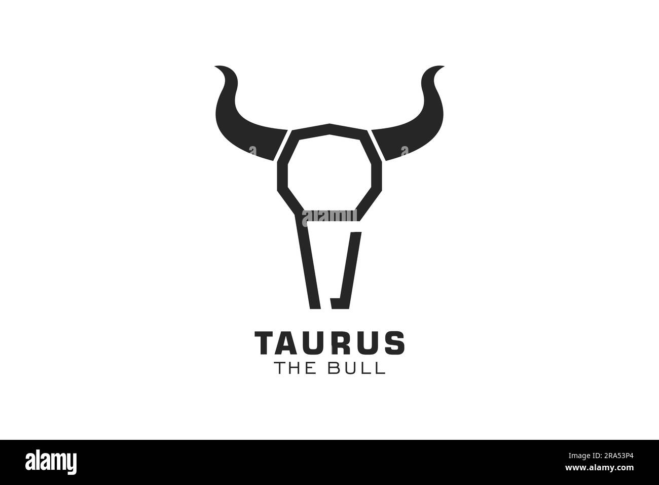 Letter P logo, Bull logo,head bull logo, monogram Logo Design Template ...