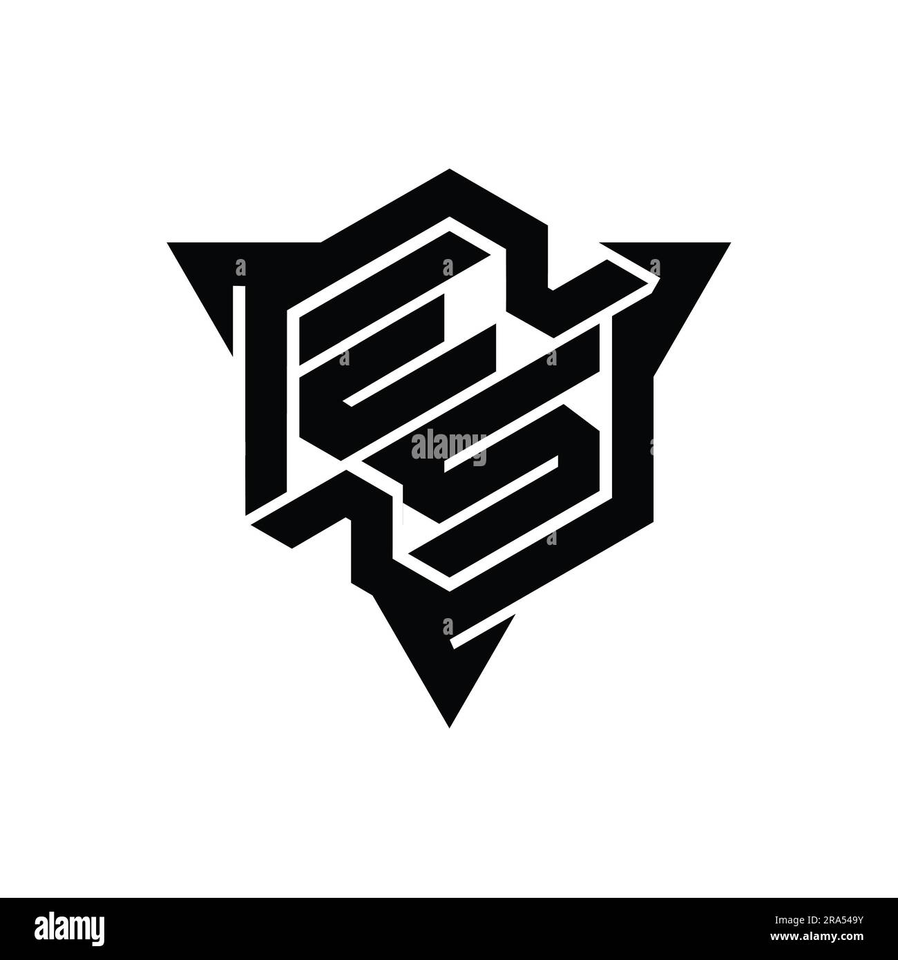 Es gaming logo Cut Out Stock Images & Pictures - Alamy