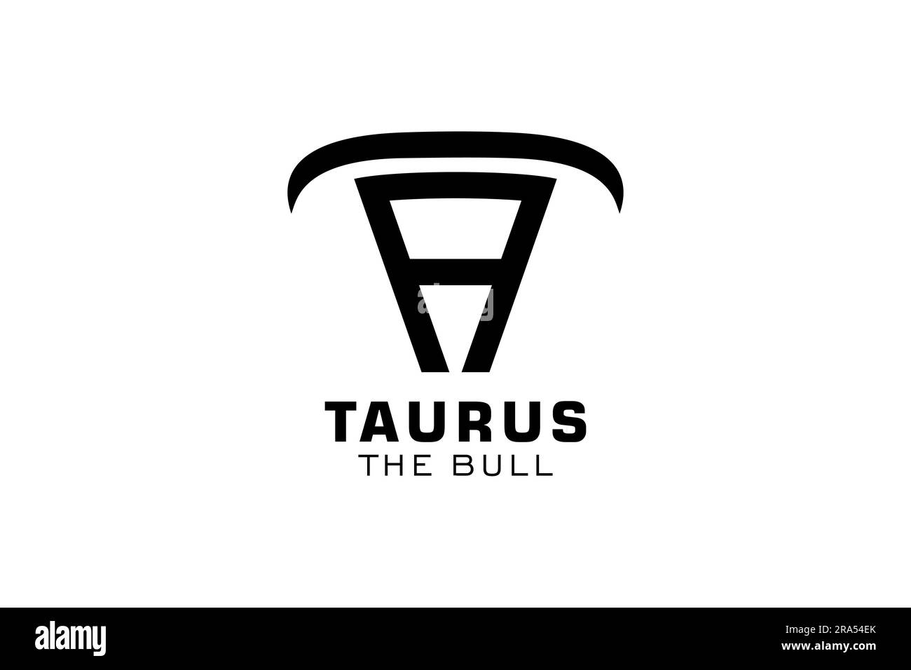 A logo, Bull logo,head bull logo, monogram Logo Design Template Element ...